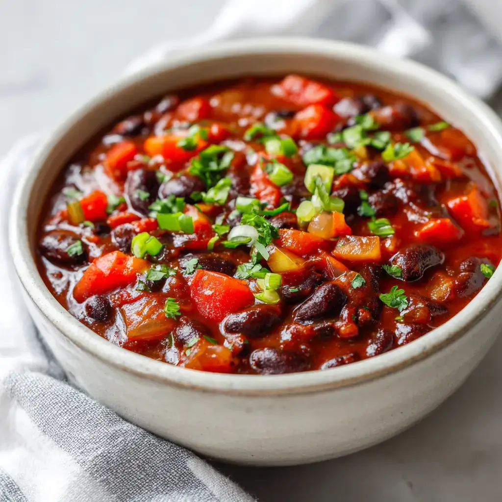 5 Ingredient Vegetarian Chili – Easy 35-Minute Meal for Cozy Nights