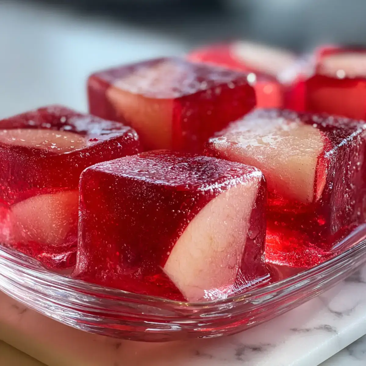 Candy Apple Vodka Ice Bombs – Amazing 3-Step Low-Calorie Recipe