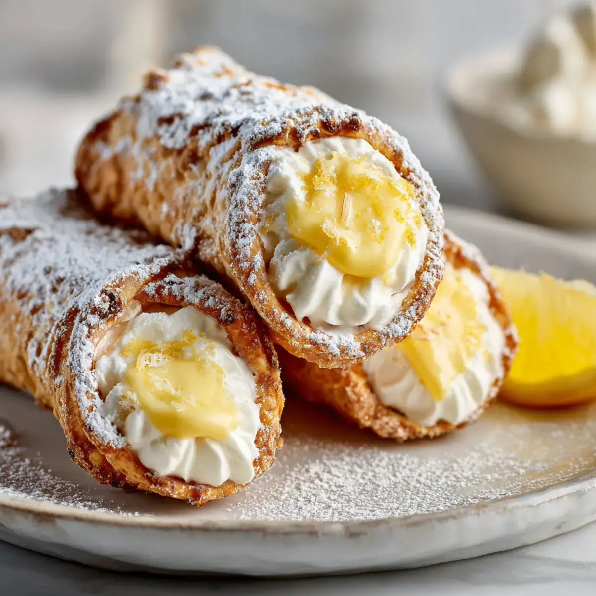 Lemon Meringue Pie Cannoli (Light, Easy & Delicious Dessert)
