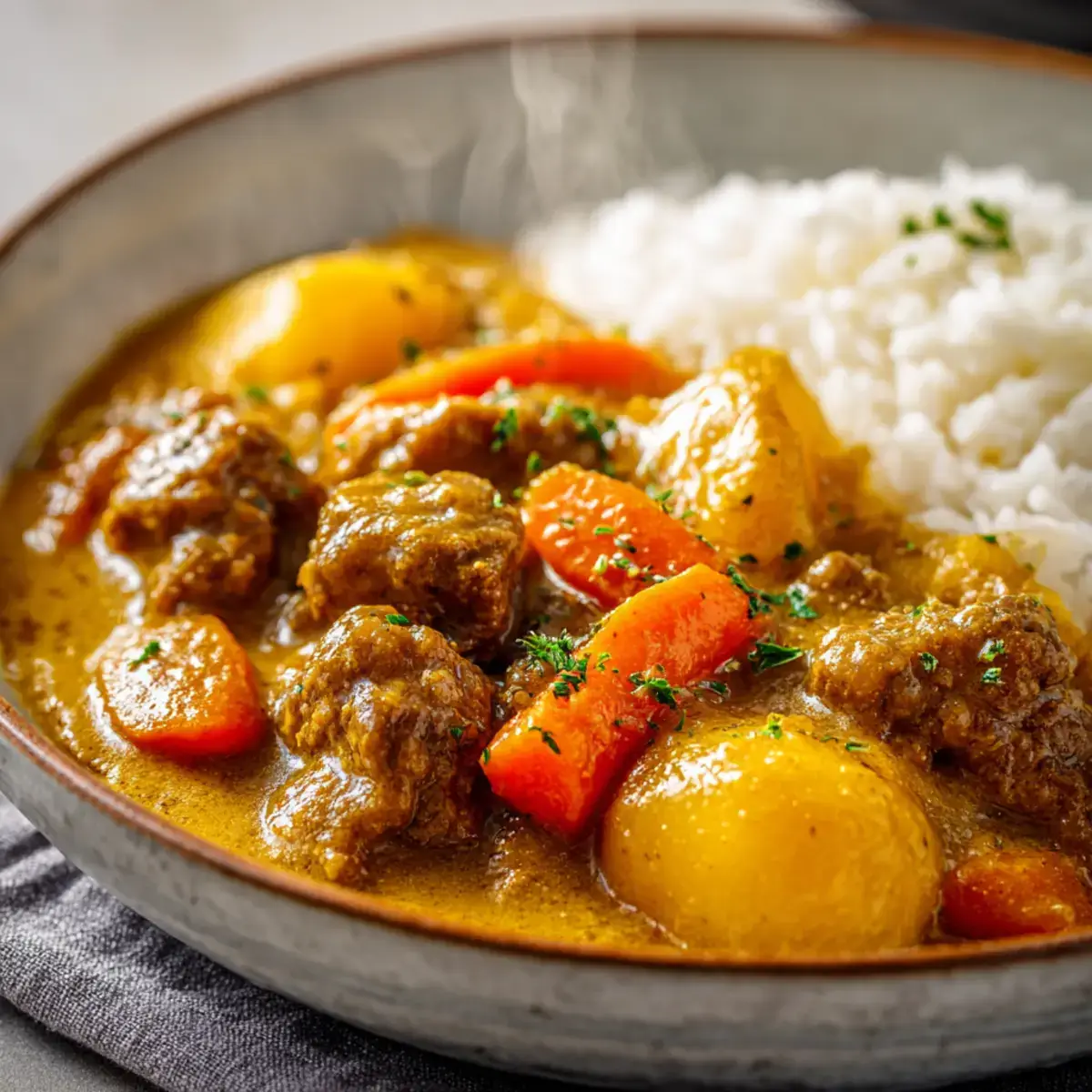 Japanese Ground Beef Curry | Healthy By Fork